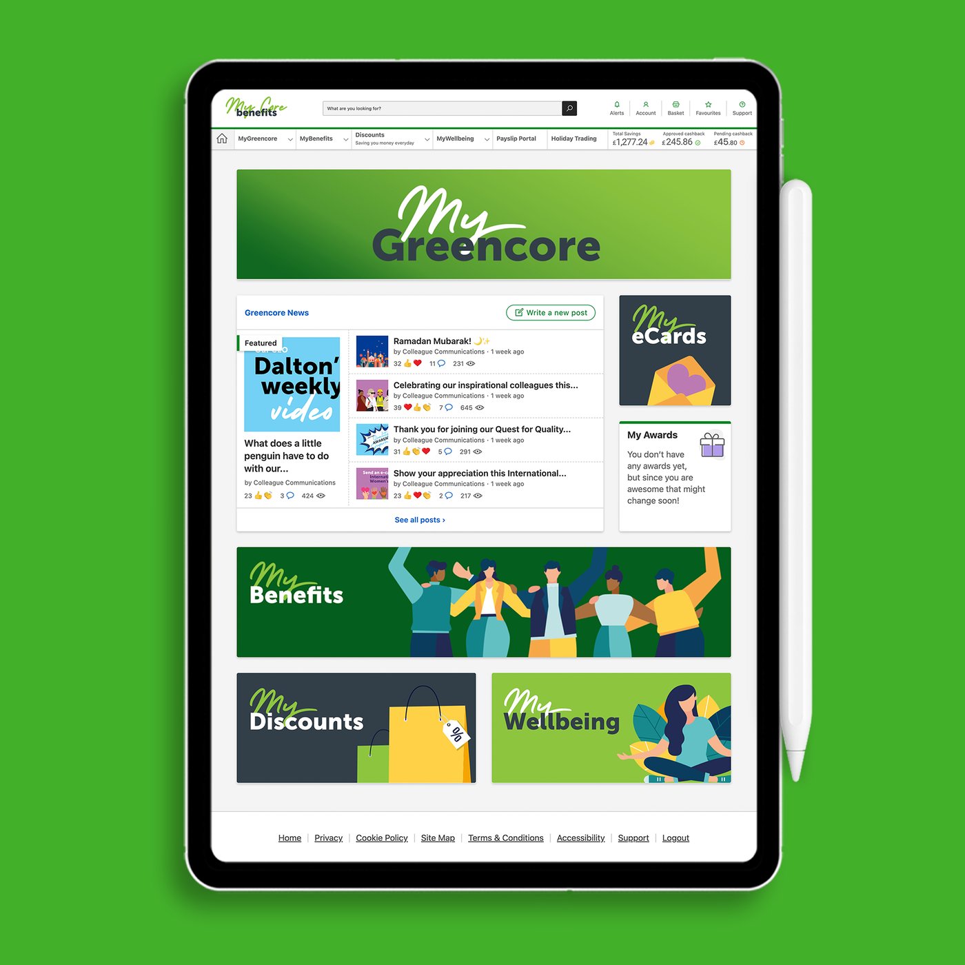 Greencore Case Study | Reward Gateway UK